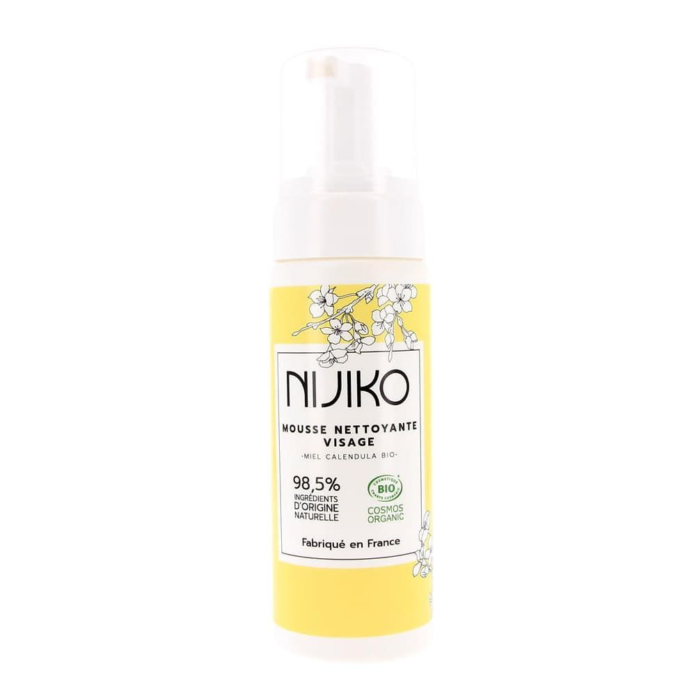 Mousse Nettoyante Visage Bio pour Peau Sensible | NIJIKO