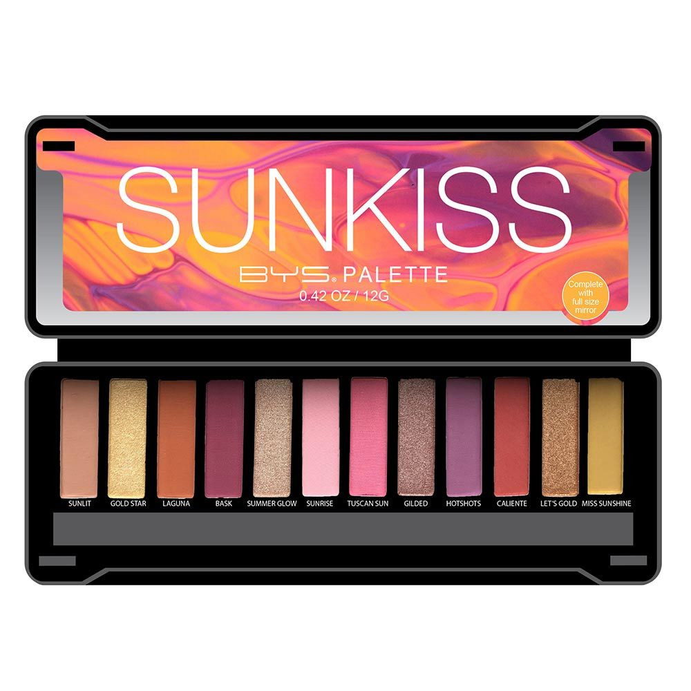 Palette Sunkiss - 12 fards intensément pigmentés | BYS